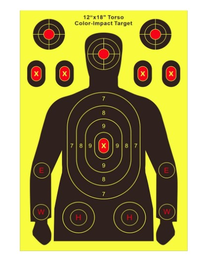 12x18 Inch Splatter Target Sheets, Adhesive Splatter Reactive Paper (3 ...