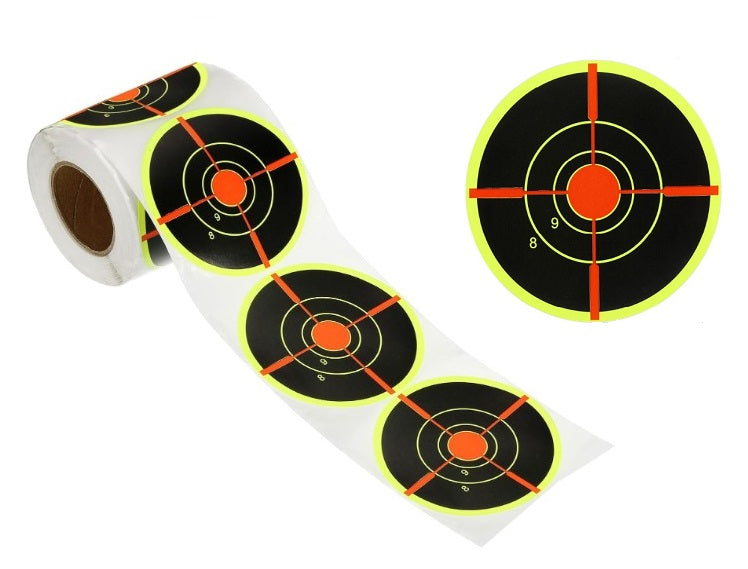3 INCH SPLATTER SHOOTING TARGETS ADHESIVE (200PCS/ROLL) – PISTEP TARGETS