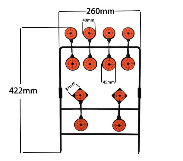 Airsoft Target for Air Rifle, Air gun, BB Pellet Gun Targets for Shoot ...
