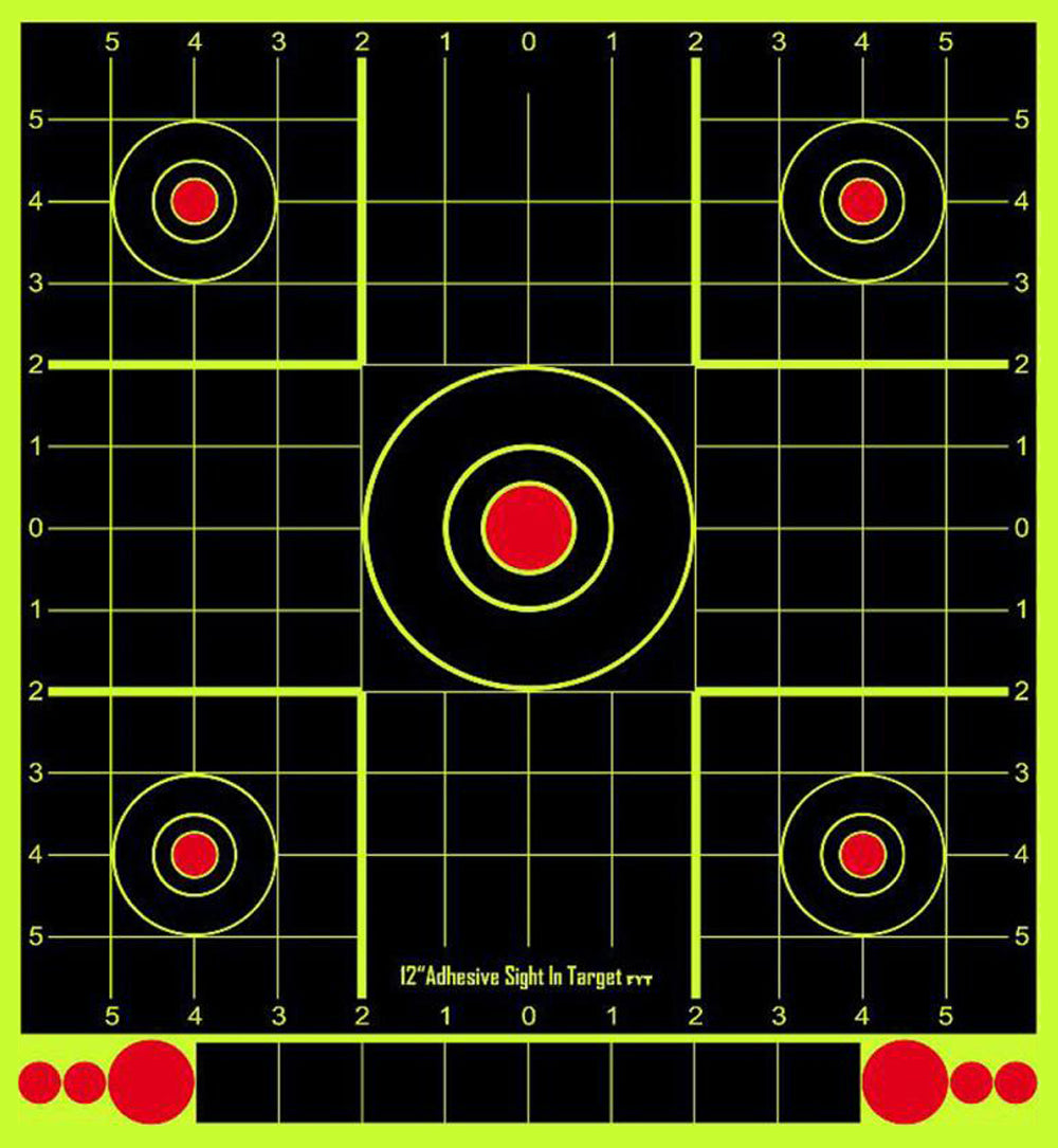 12 x 12 Inch Splatter Reactive Shooting Target Sheets – PISTEP TARGETS
