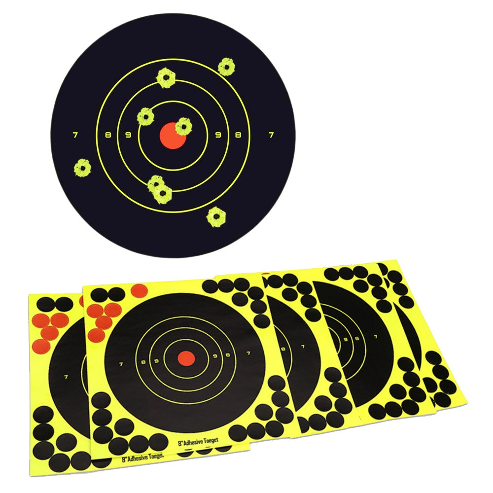 Pistep Splatter Shooting Targets – 8 Inch Reactive Targets – PISTEP TARGETS